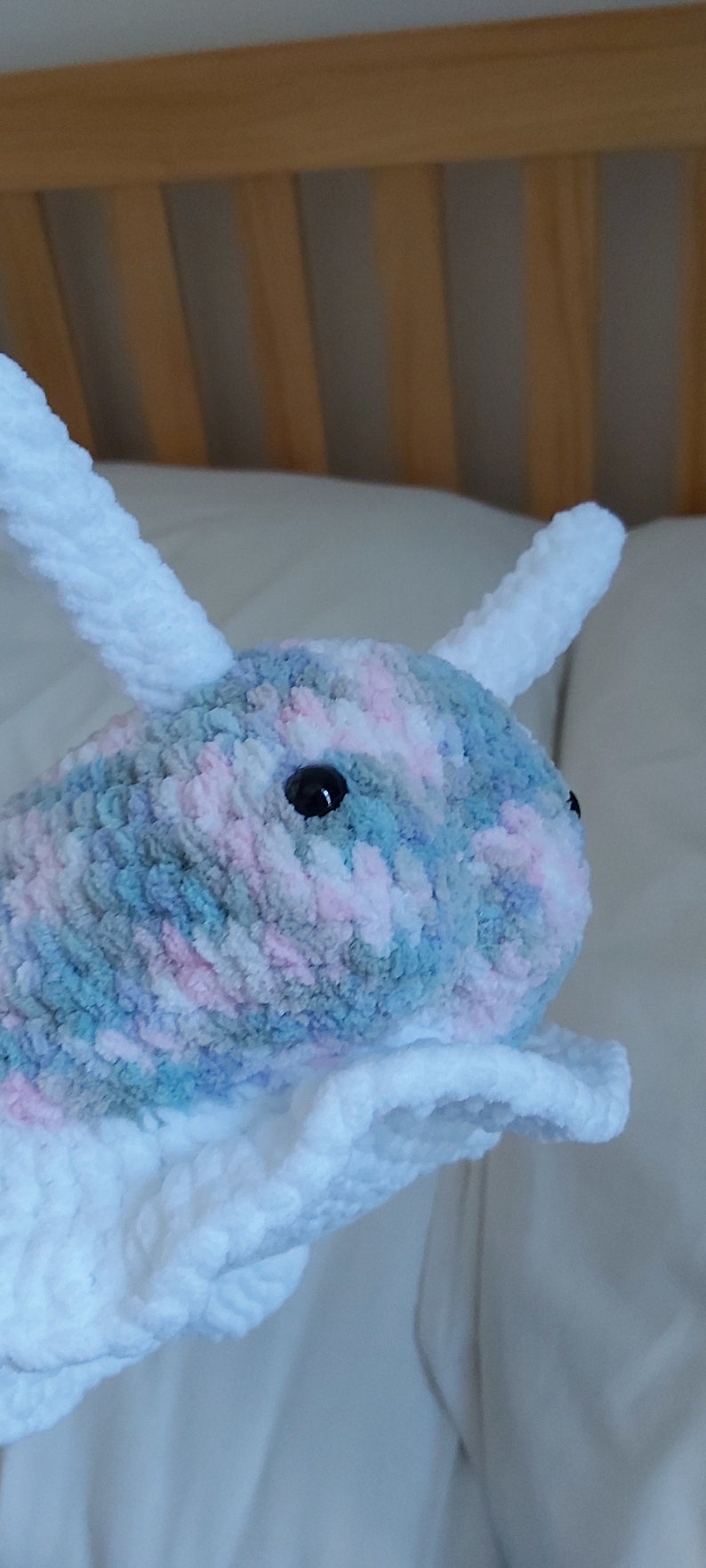Handmade Crochet Pastel Sea Slug Plush - Etsy