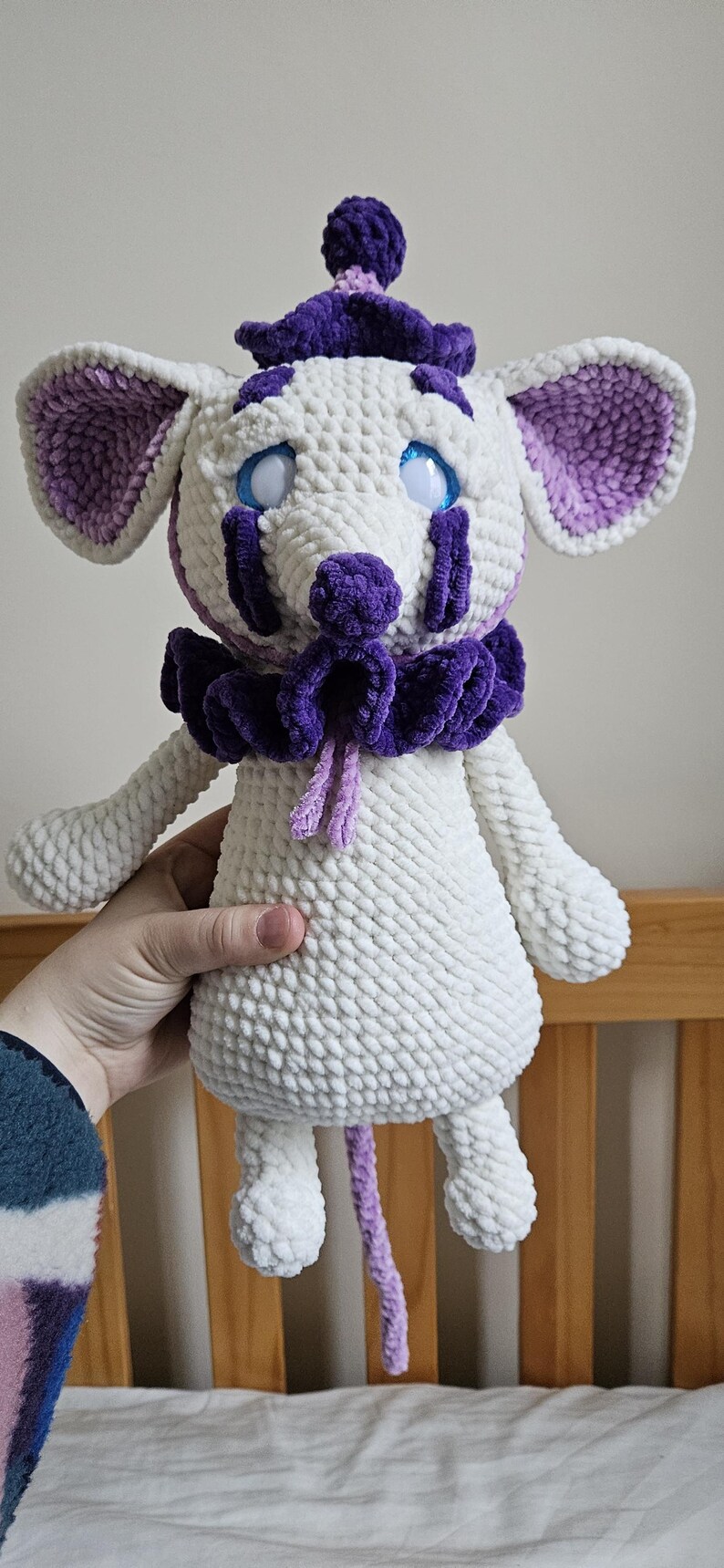 Sad Clown Rat Crochet Plush - Etsy