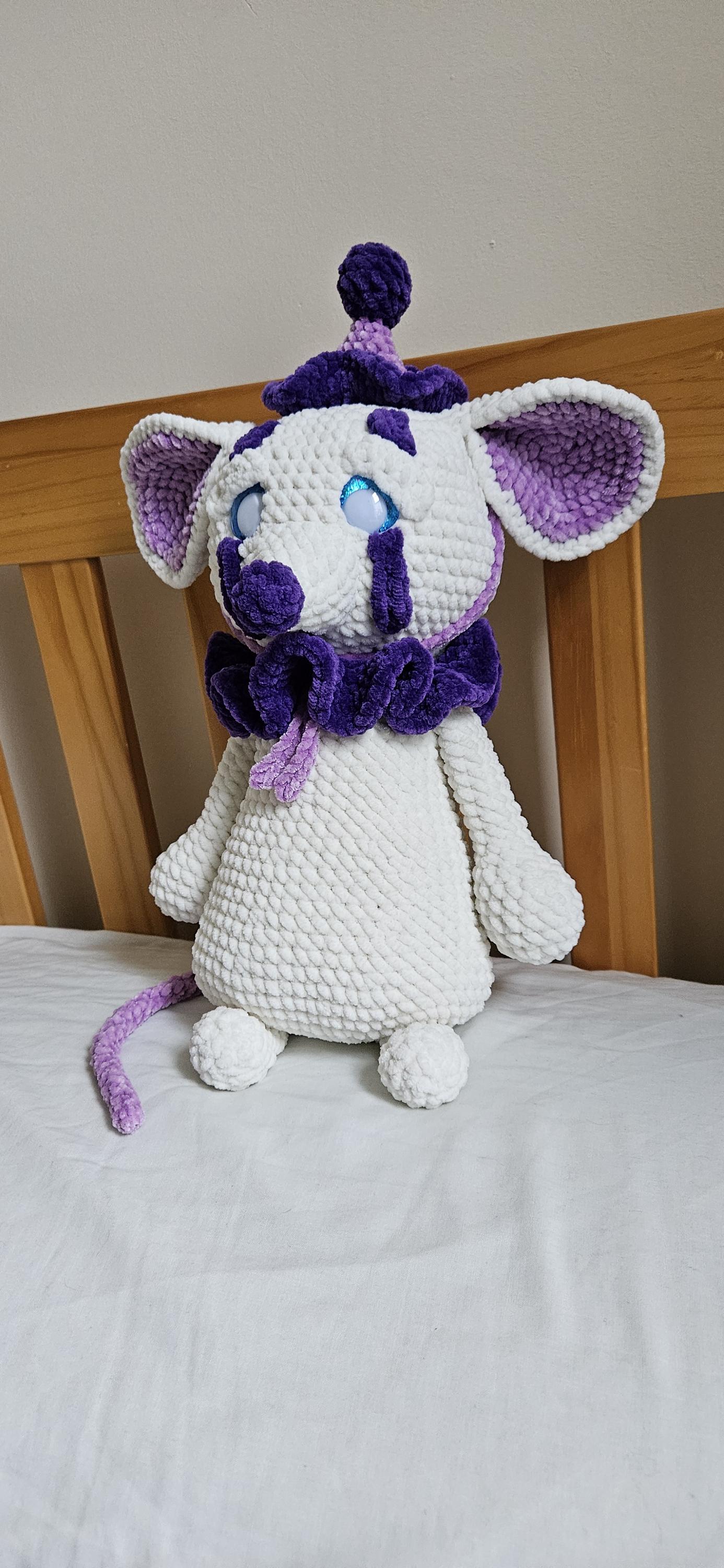 Sad Clown Rat Crochet Plush - Etsy