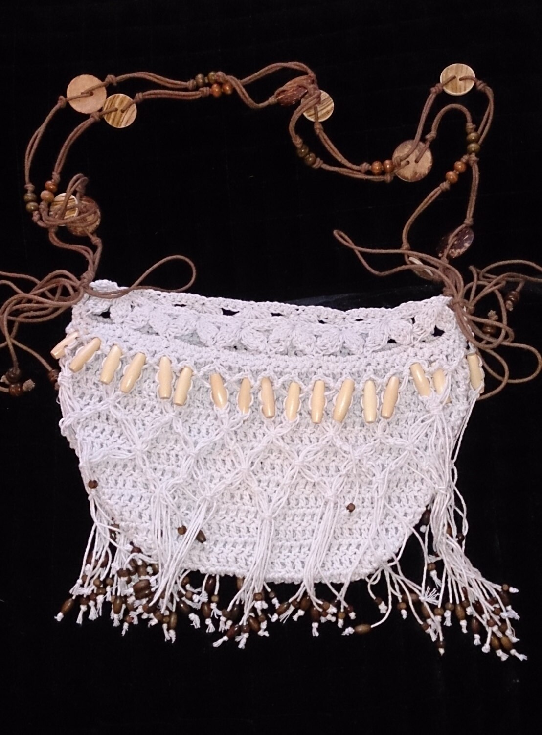 Elegant BOHO Hippy Style Crochet Bag - Etsy