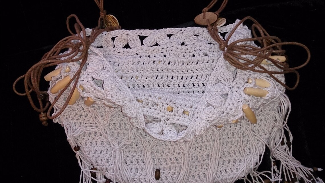 Elegant BOHO Hippy Style Crochet Bag - Etsy