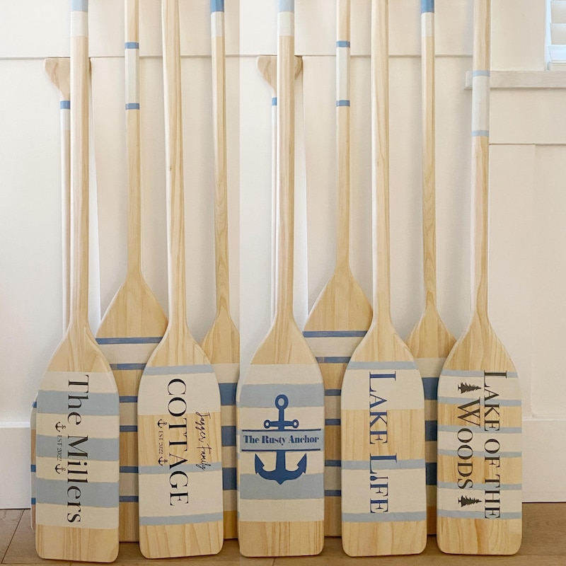 Painted Oars - Etsy
