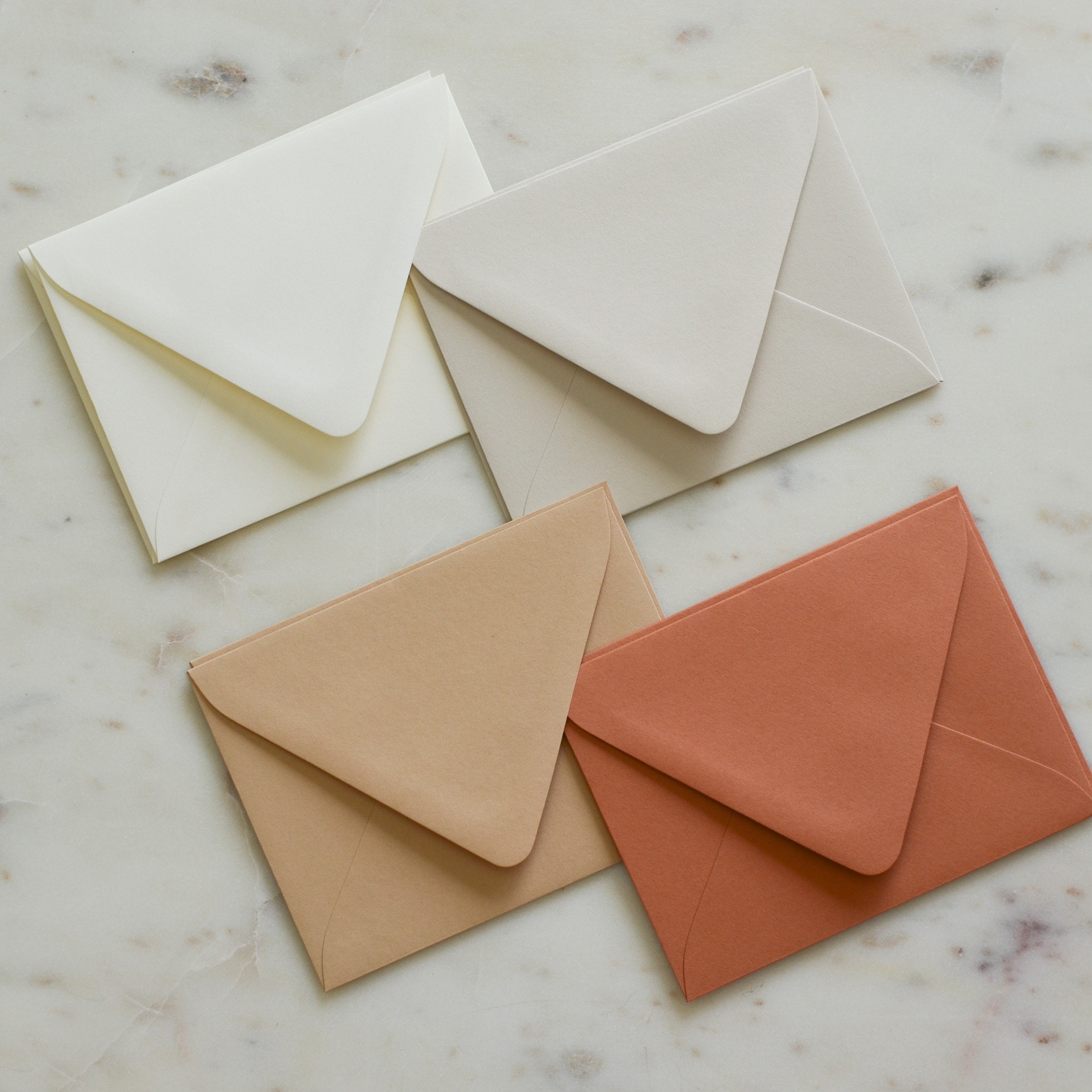 Ombre Terracotta Thank You Cards - Etsy