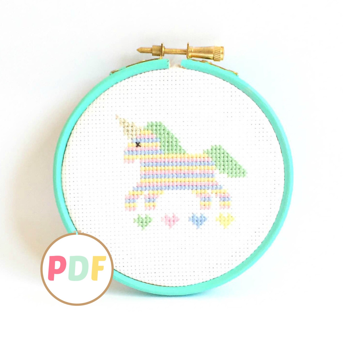 Cross stitch unicorn pattern Counted cross stitch Embroidery unicorn ...