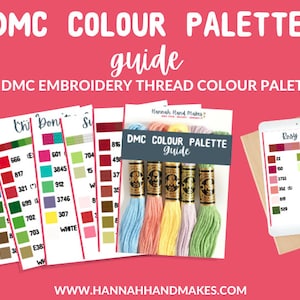 DMC Colour Palette Guide | PDF Download | 100 Colour Palettes - Etsy