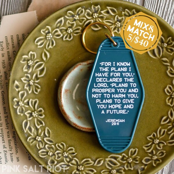 Bible Verse Keychain - Etsy