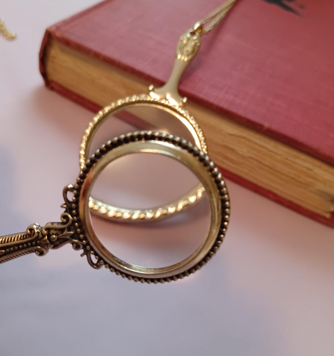 Sherlock Holmes Magnifying Lens Pendant Necklace - Etsy