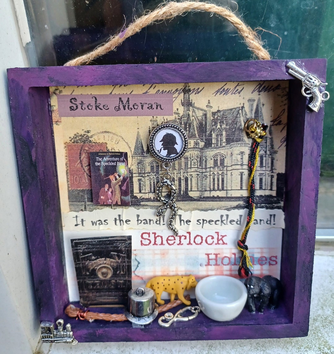 Sherlock Holmes Speckled Band Shadowbox - Etsy