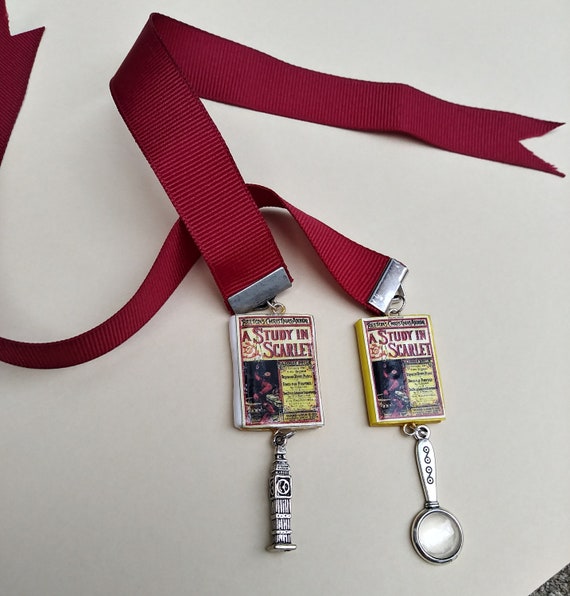 Sherlock Holmes Bookmark Study in Scarlet Beeton's | Etsy