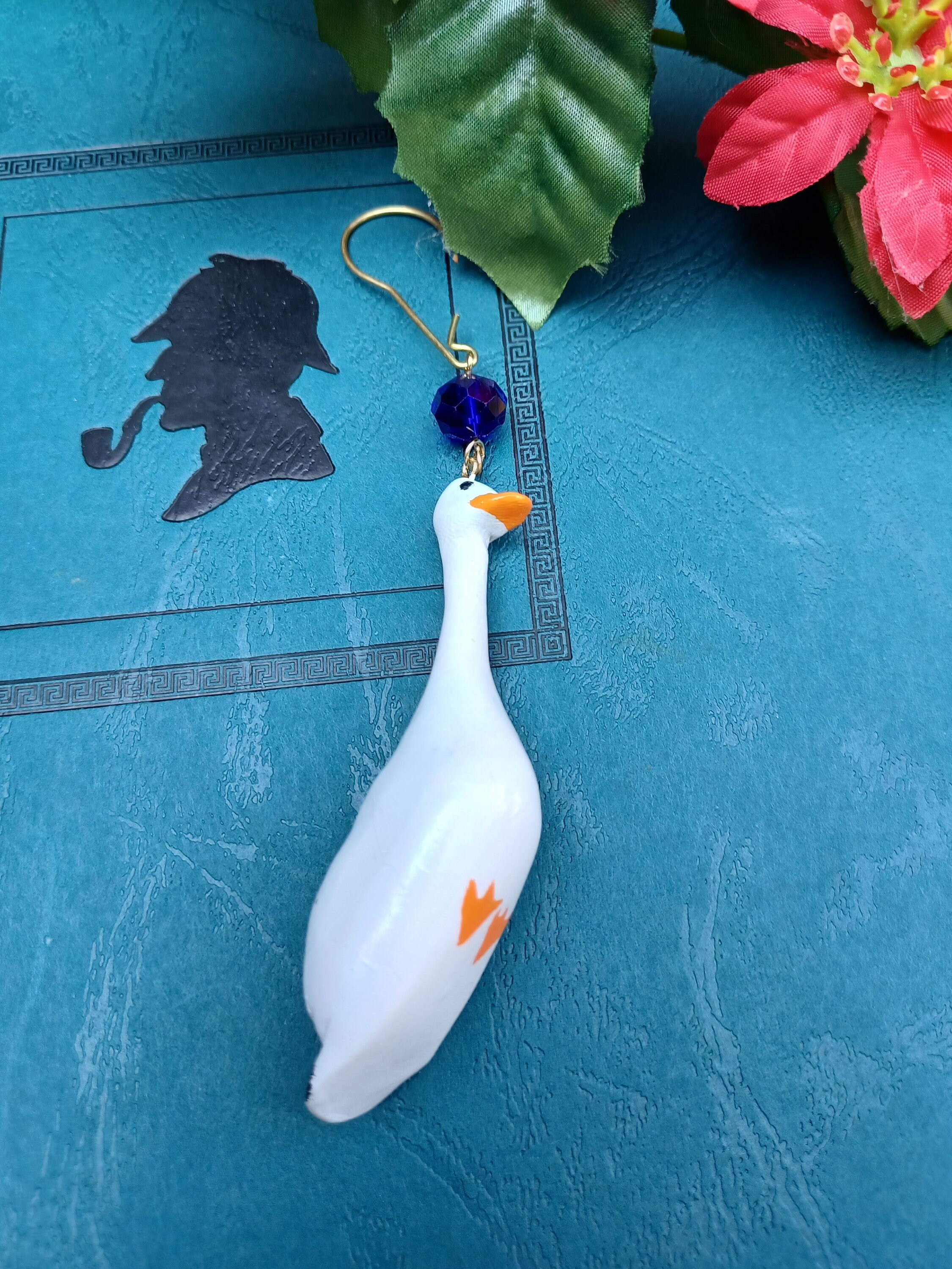 Sherlock Holmes -- Blue Carbuncle Goose Christmas Ornament - Etsy