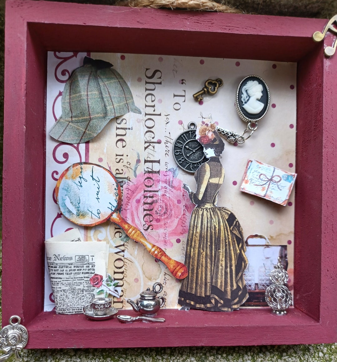 Sherlock Holmes Shadow Box the Woman - Etsy