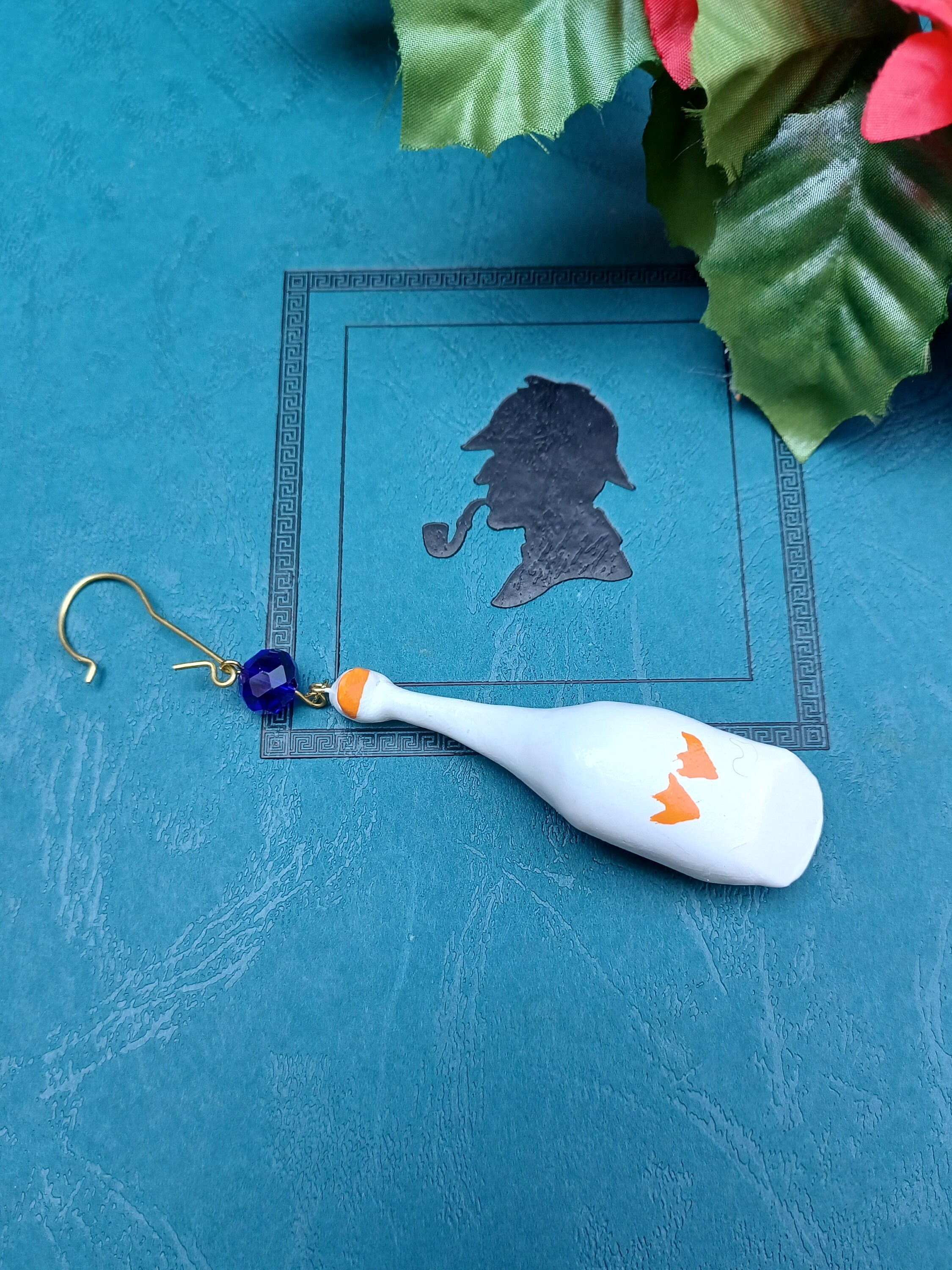 Sherlock Holmes -- Blue Carbuncle Goose Christmas Ornament - Etsy