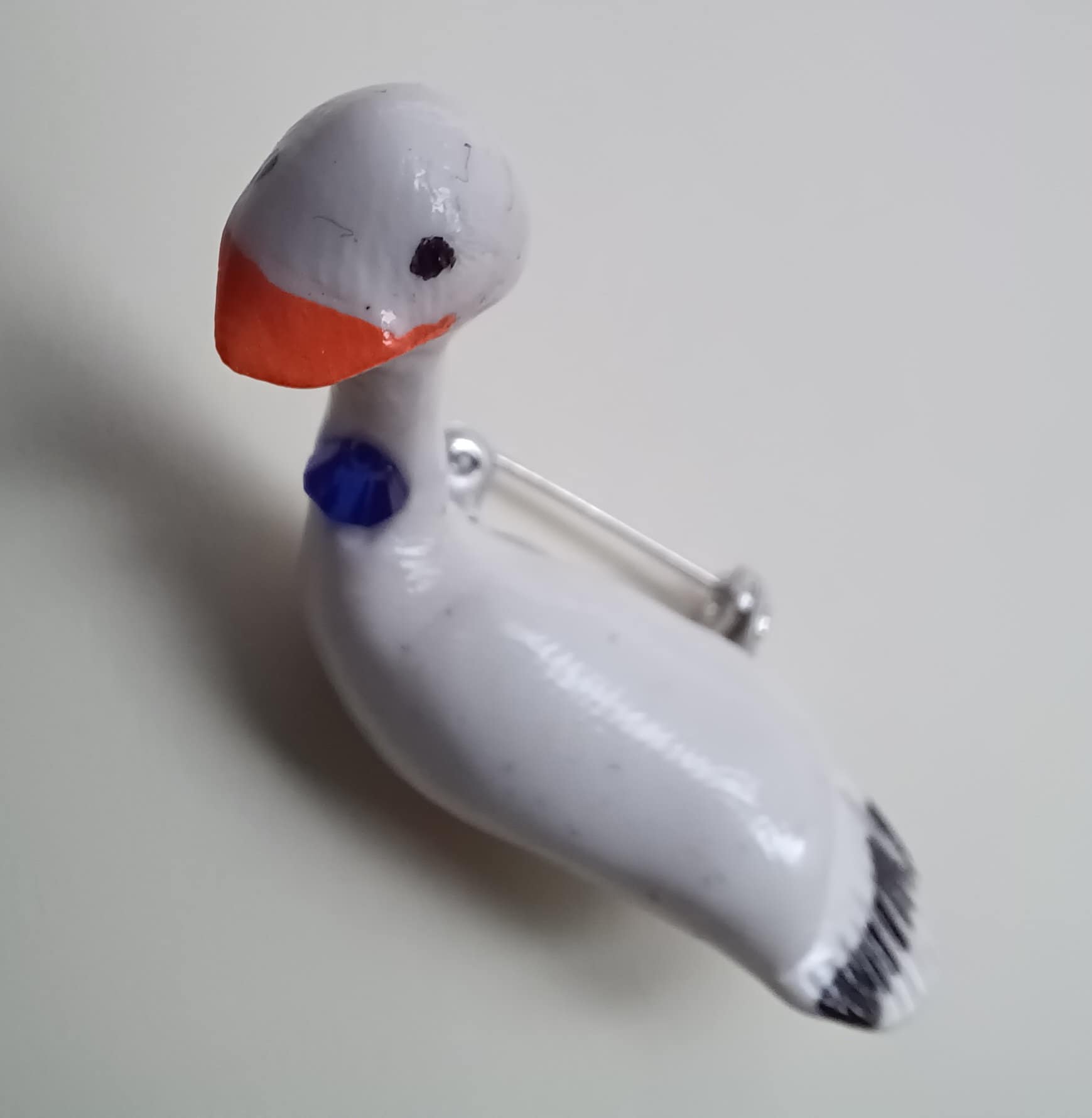 Sherlock Holmes Blue Carbuncle Goose Lapel Pin - Etsy