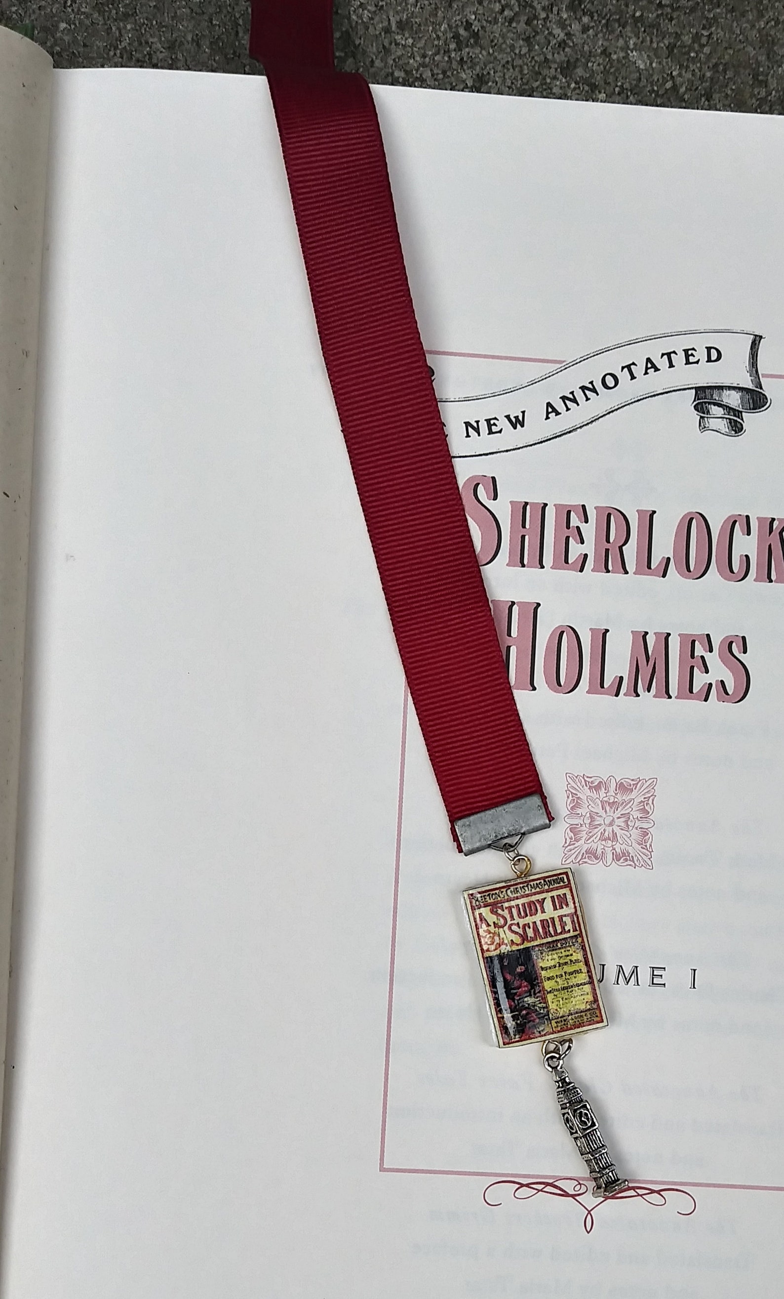 Sherlock Holmes Bookmark Study in Scarlet Beeton's Christmas Annual ...