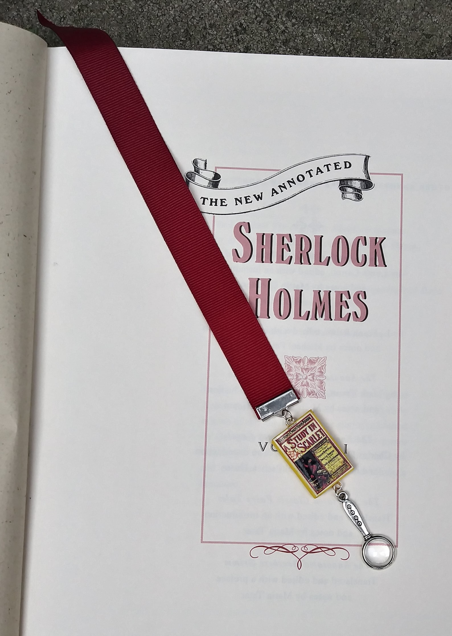 Sherlock Holmes Bookmark Study in Scarlet Beeton's Christmas Annual ...
