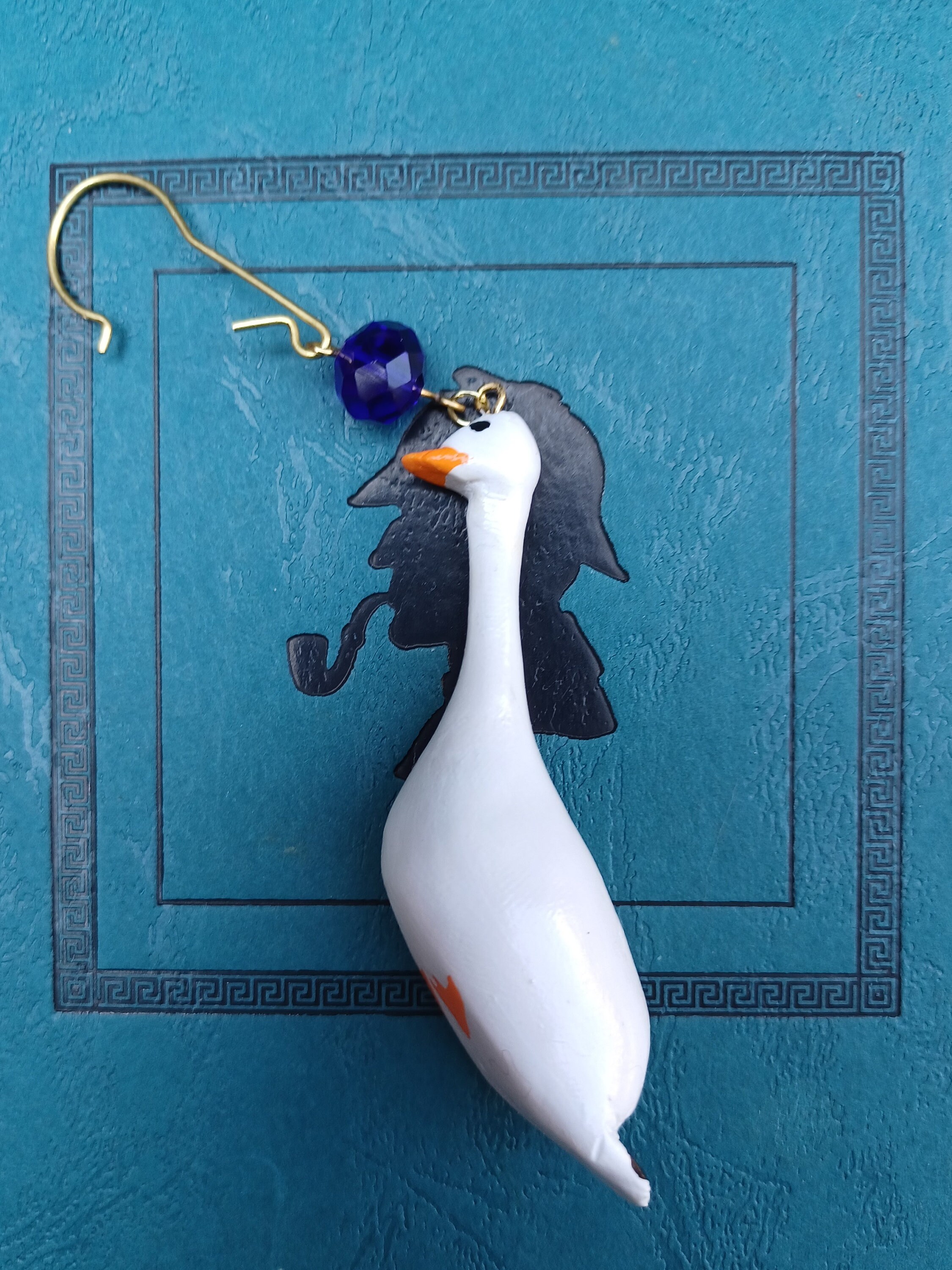 Sherlock Holmes -- Blue Carbuncle Goose Christmas Ornament - Etsy