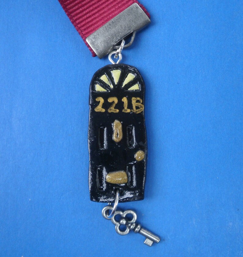 Sherlock Holmes Bookmark 221-B Door and Key - Etsy