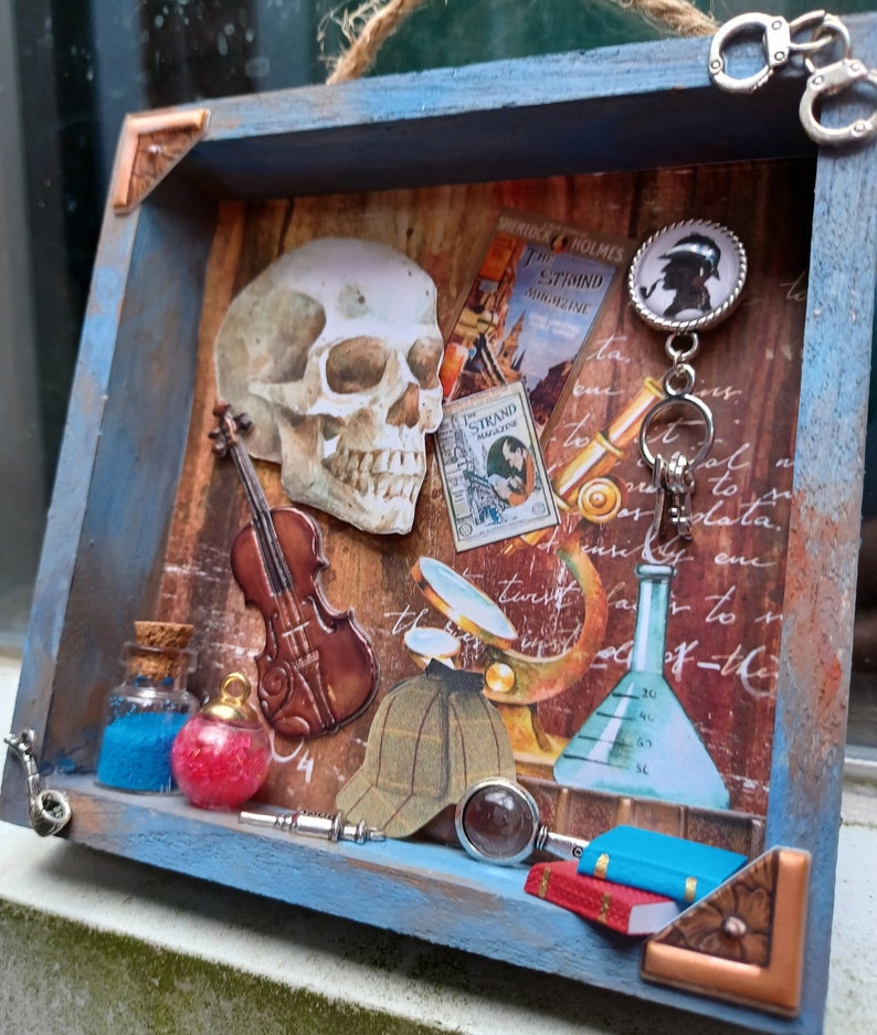 Sherlock Holmes Shadow Box - Etsy