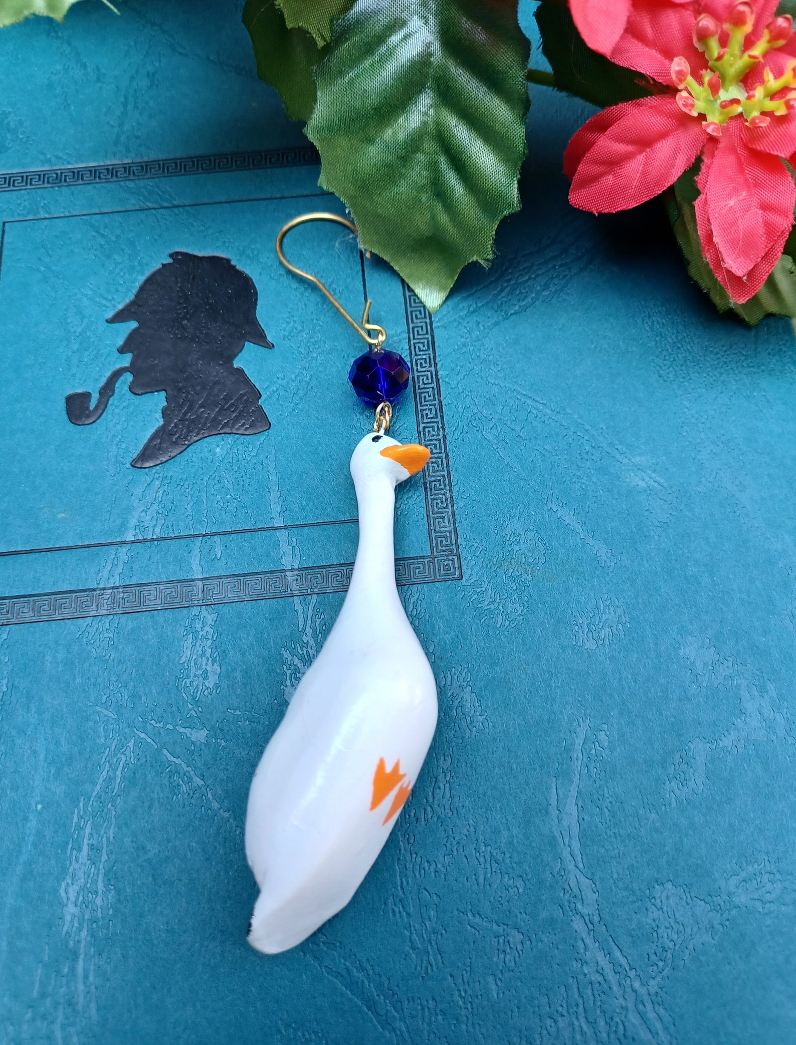 Sherlock Holmes -- Blue Carbuncle Goose Christmas Ornament - Etsy