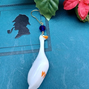 Sherlock Holmes -- Blue Carbuncle Goose Christmas Ornament - Etsy