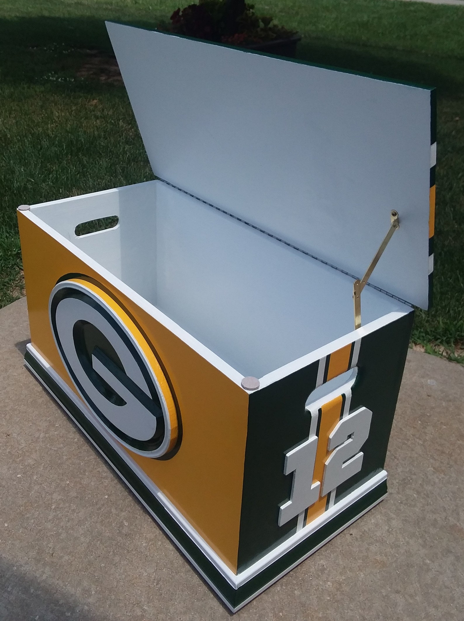 Green Bay Packers Storage Box, Packers Man Cave Box - Etsy