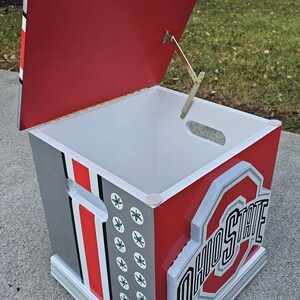 Buckeyes inspired Fancave Storage Box - Etsy