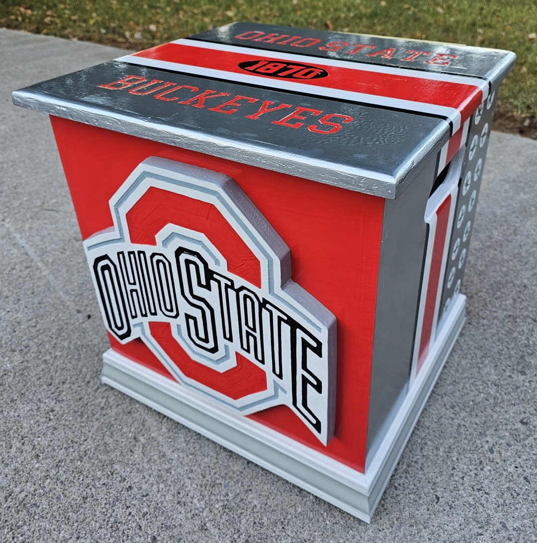 Buckeyes inspired Fancave Storage Box - Etsy