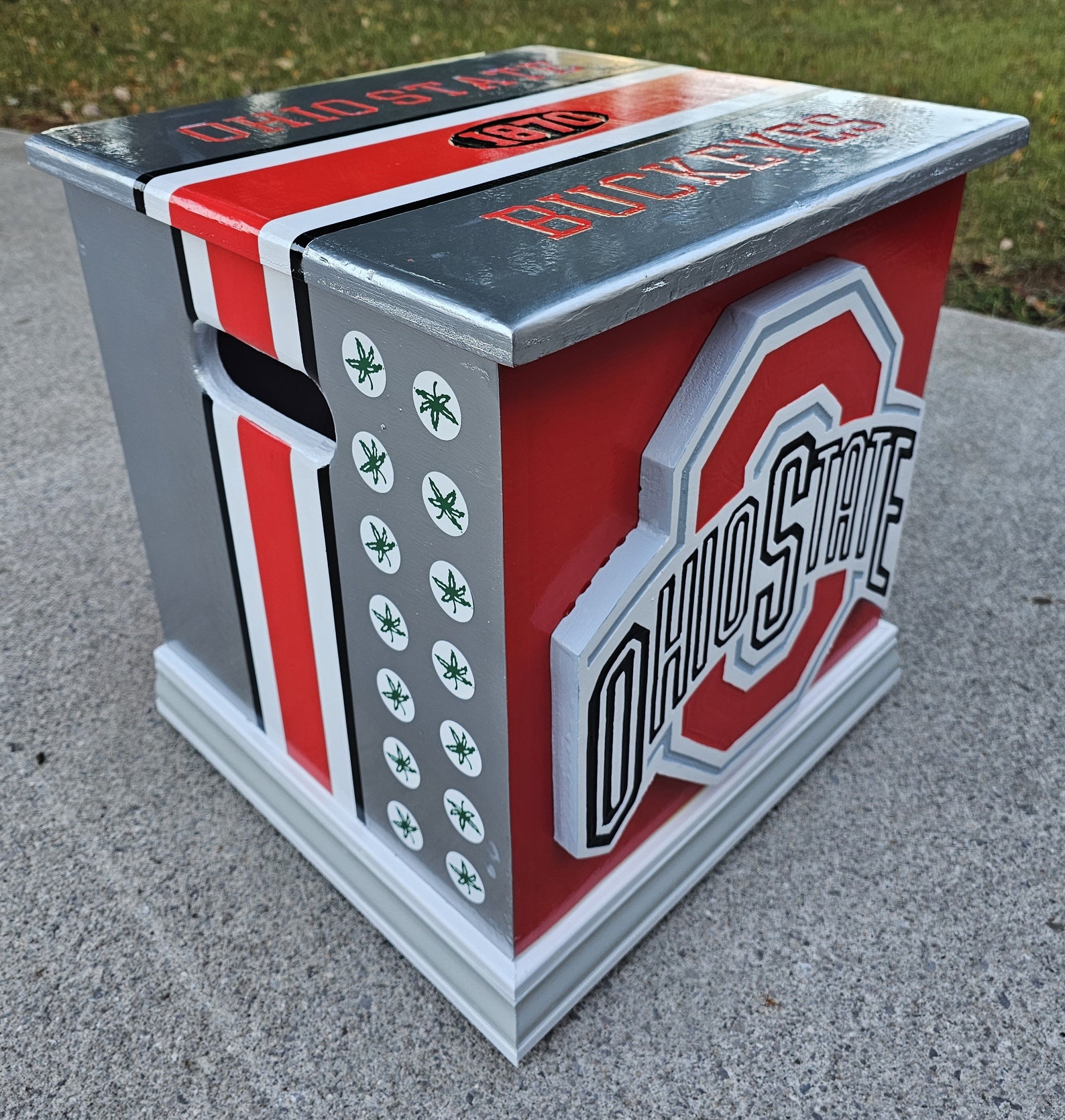 Buckeyes inspired Fancave Storage Box - Etsy