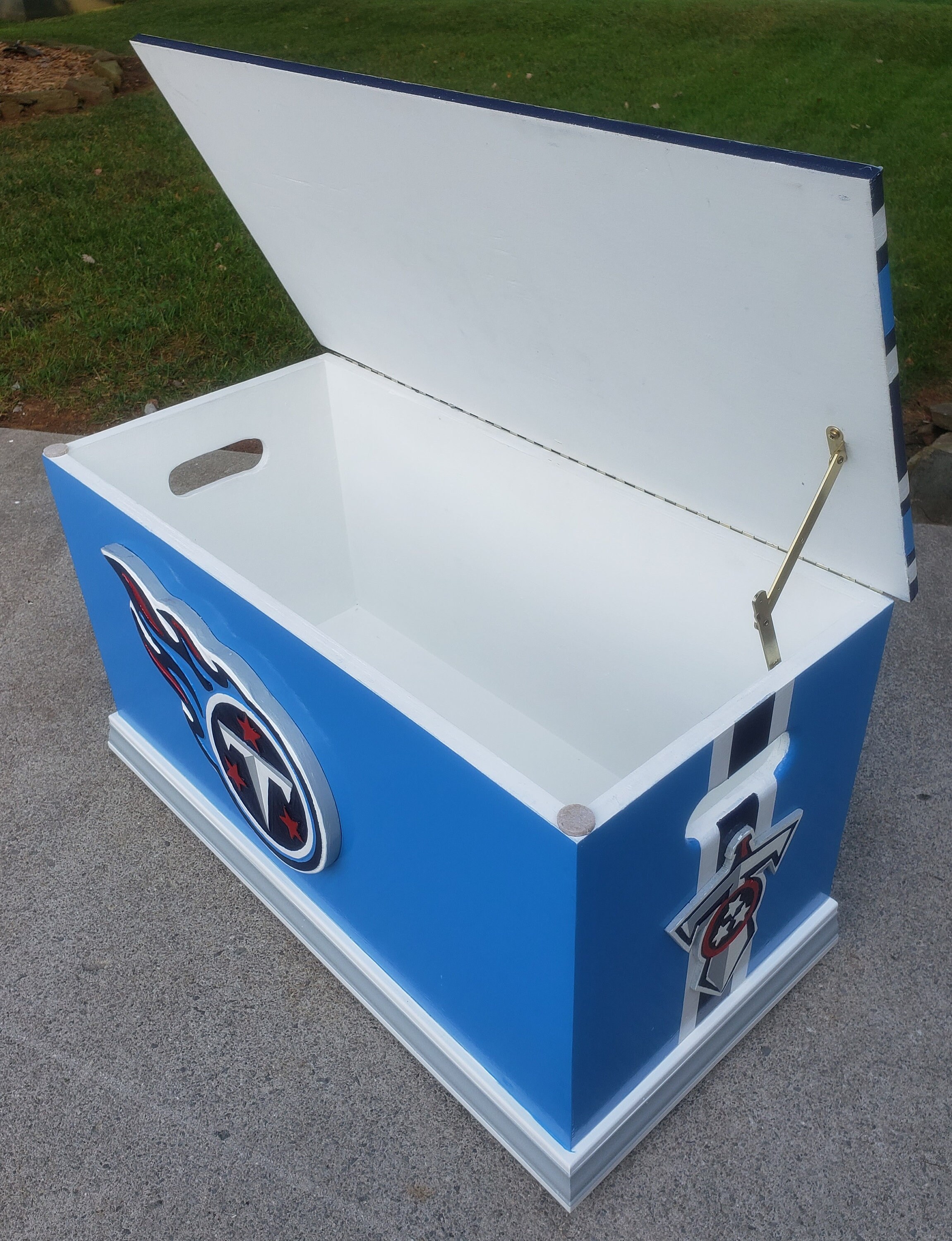 Tennessee Titans Inspired Storage Box Titans Storage - Etsy