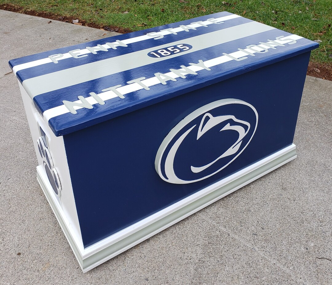 Penn State Nittany Lions Inspired Storage Box, Penn State Storage, Penn ...