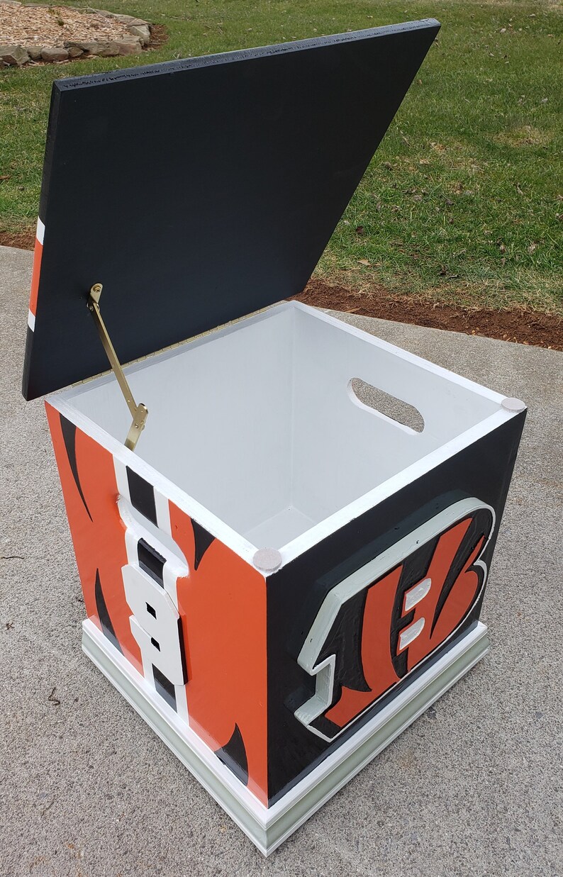 Cincinnati Bengals inspired Small Storage Box Bengals Man - Etsy