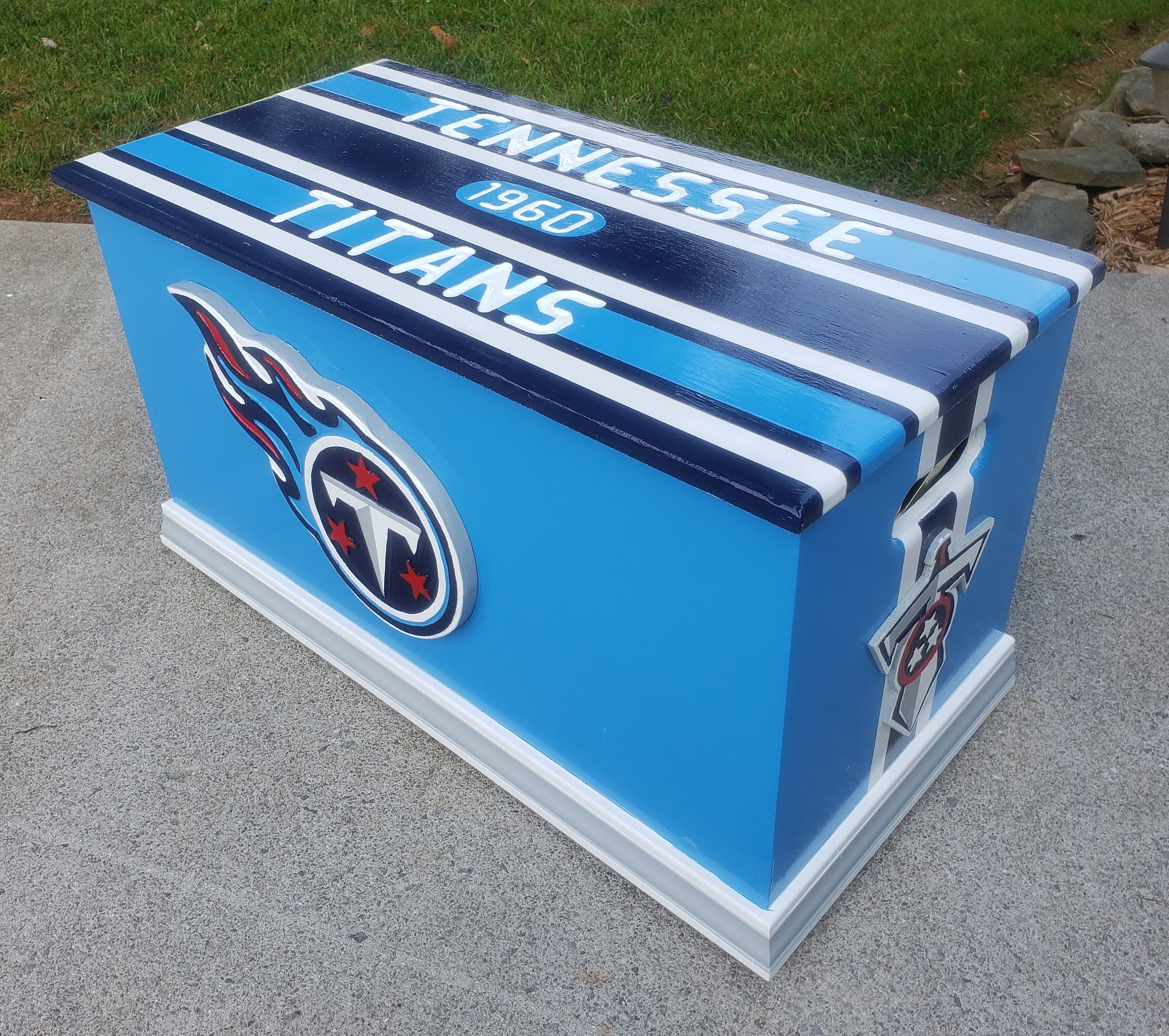 Tennessee Titans Inspired Storage Box Titans Storage - Etsy