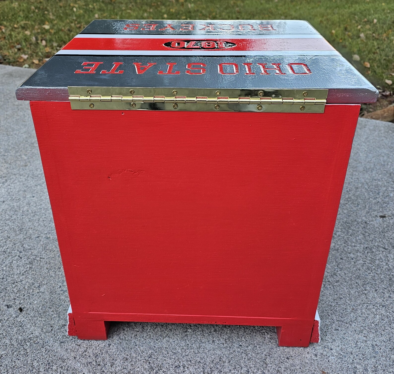 Buckeyes inspired Fancave Storage Box - Etsy