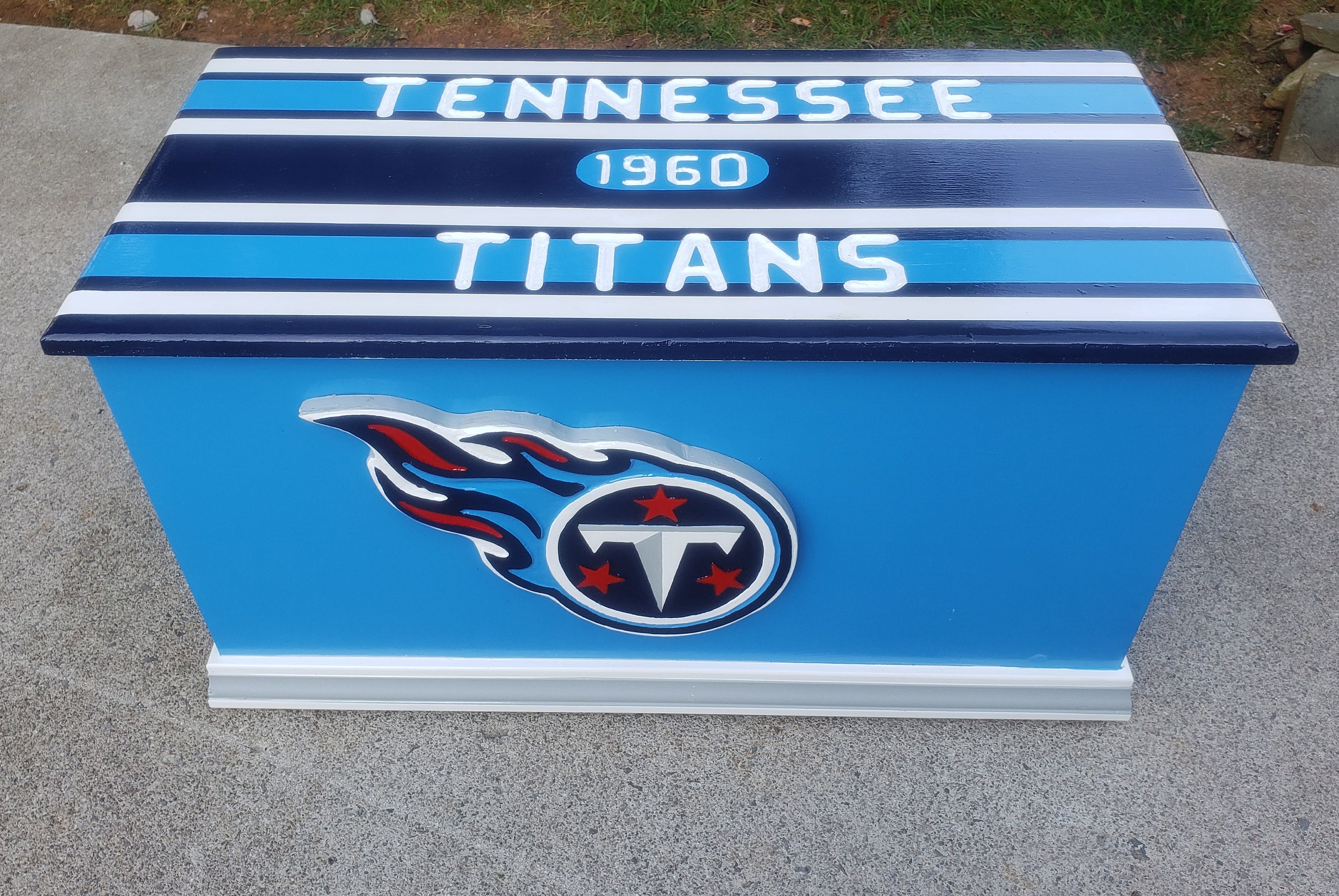 Tennessee Titans Inspired Storage Box Titans Storage - Etsy