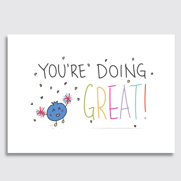 Great Job Card Printable - Etsy
