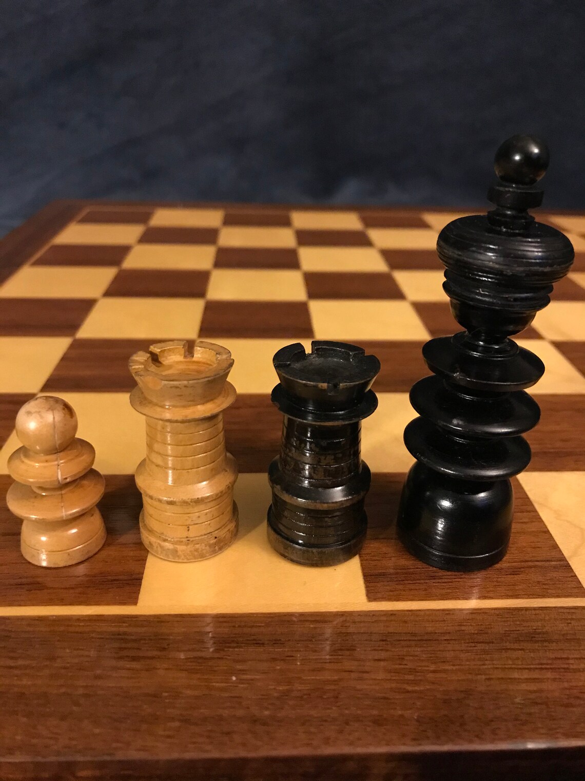 Antique St George Chess Set & Box 3.75 Kings England - Etsy