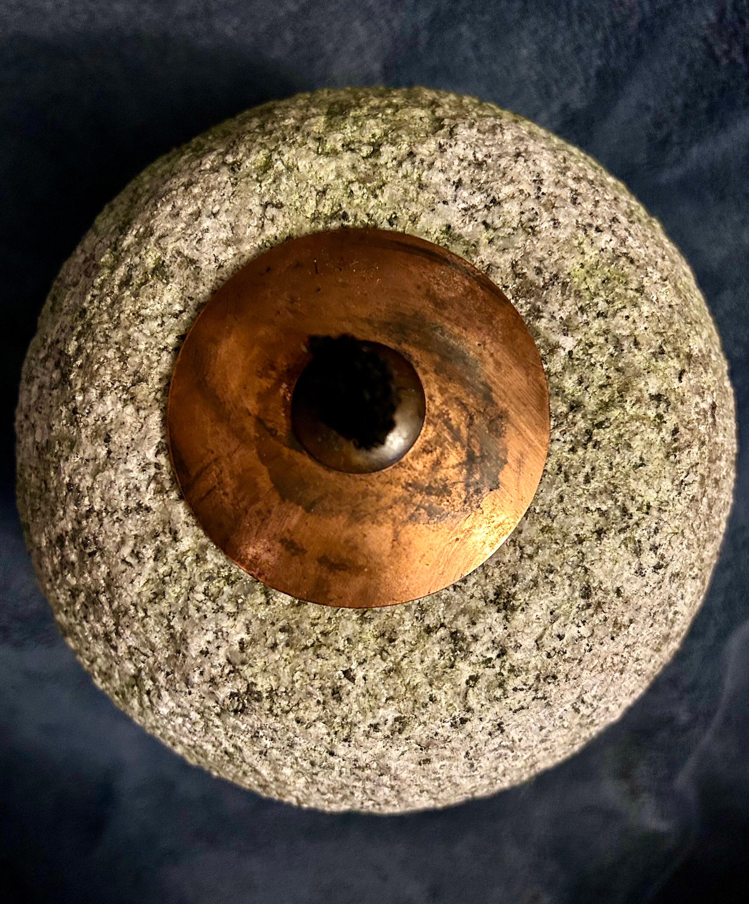 Vintage Unpolished Granite Stone Hand Carved Oil Lamp 6.25” 15 Lbs - Etsy