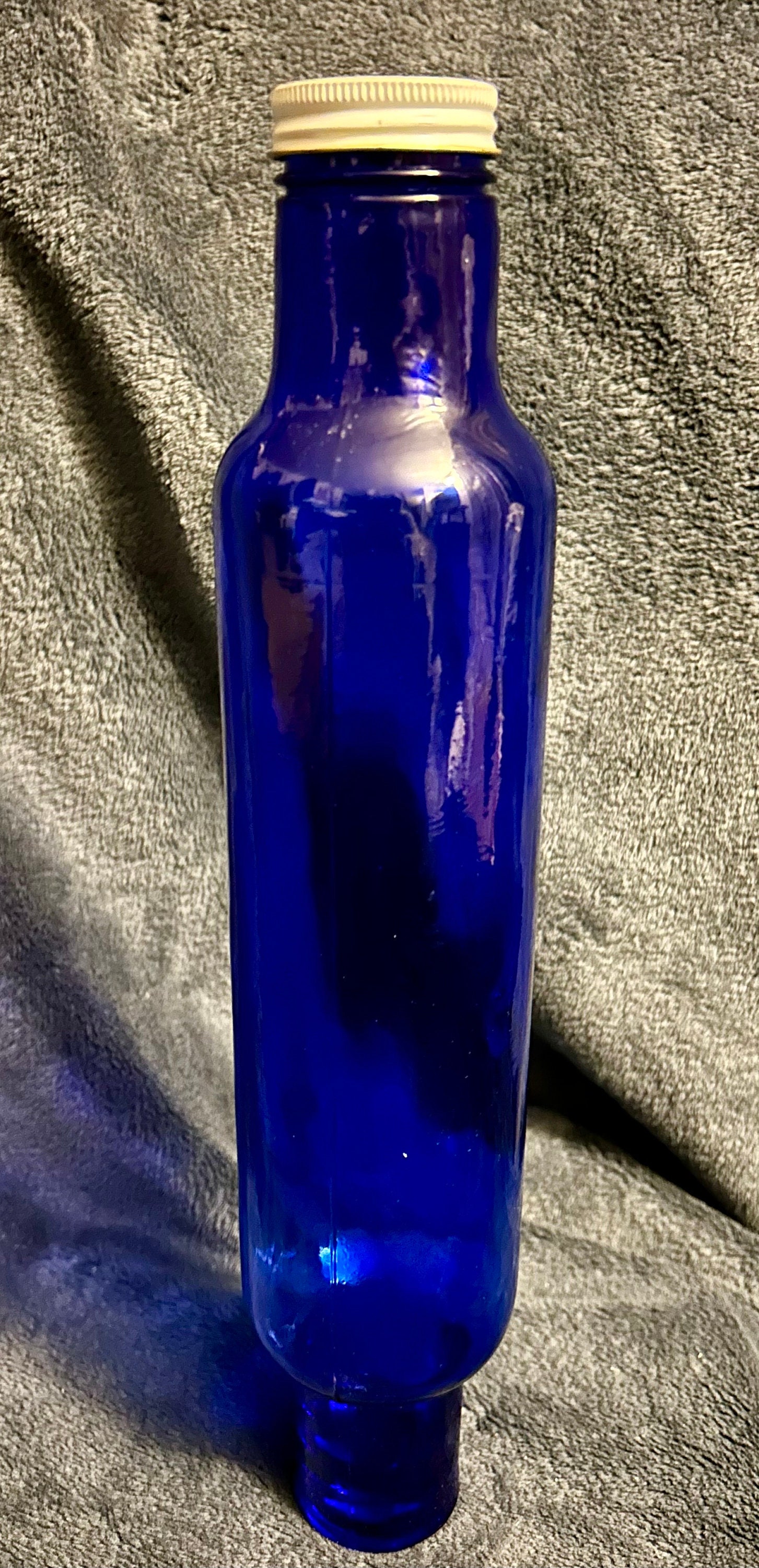 Vintage Cobalt Blue Glass Rolling Pin 13.75 - Etsy