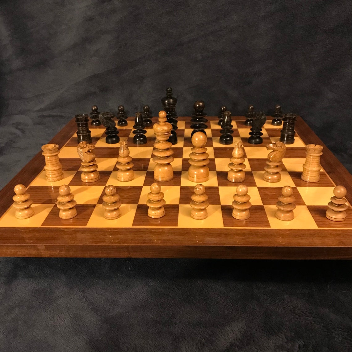 Antique St George Chess Set & Box 3.75 Kings England - Etsy