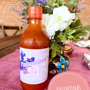 Valentina Inspired Themed Party Labels , Hot Sauce Labels , Valentina ...