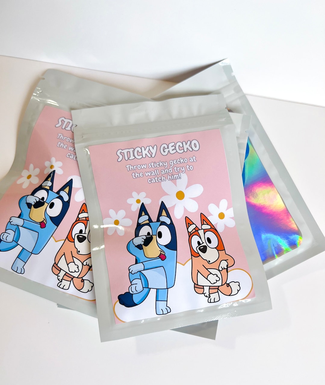 Regalos de fiesta de Sticky Gecko, cumpleaños de Sticky Gecko Bluey ...
