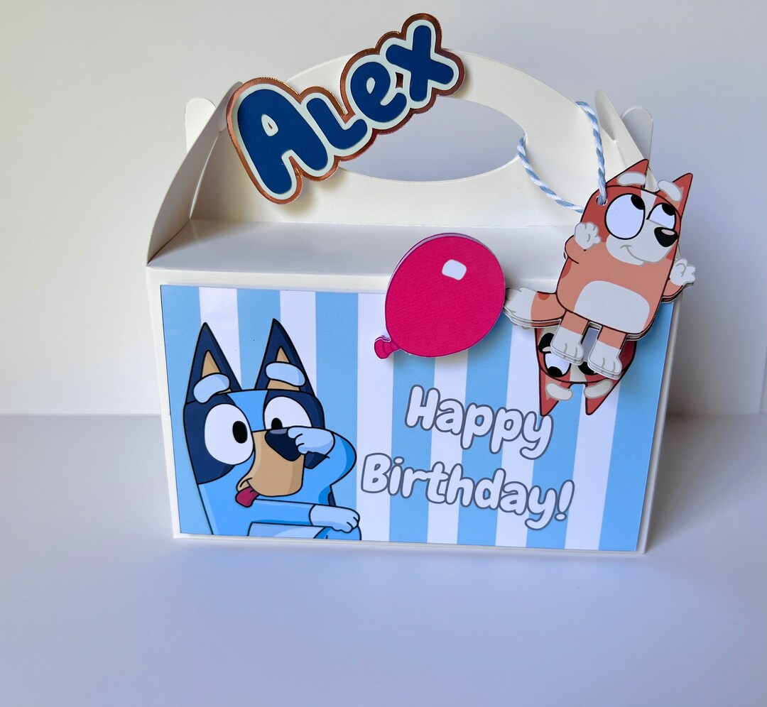 Party Favors, Bluey Themed Party Favors, Bluey Birthday, Bluey Gable ...
