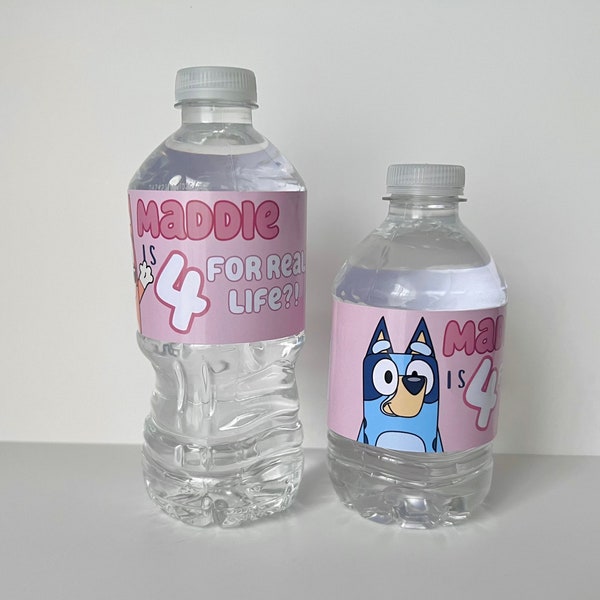 Bluey Party Favors Labels - Etsy