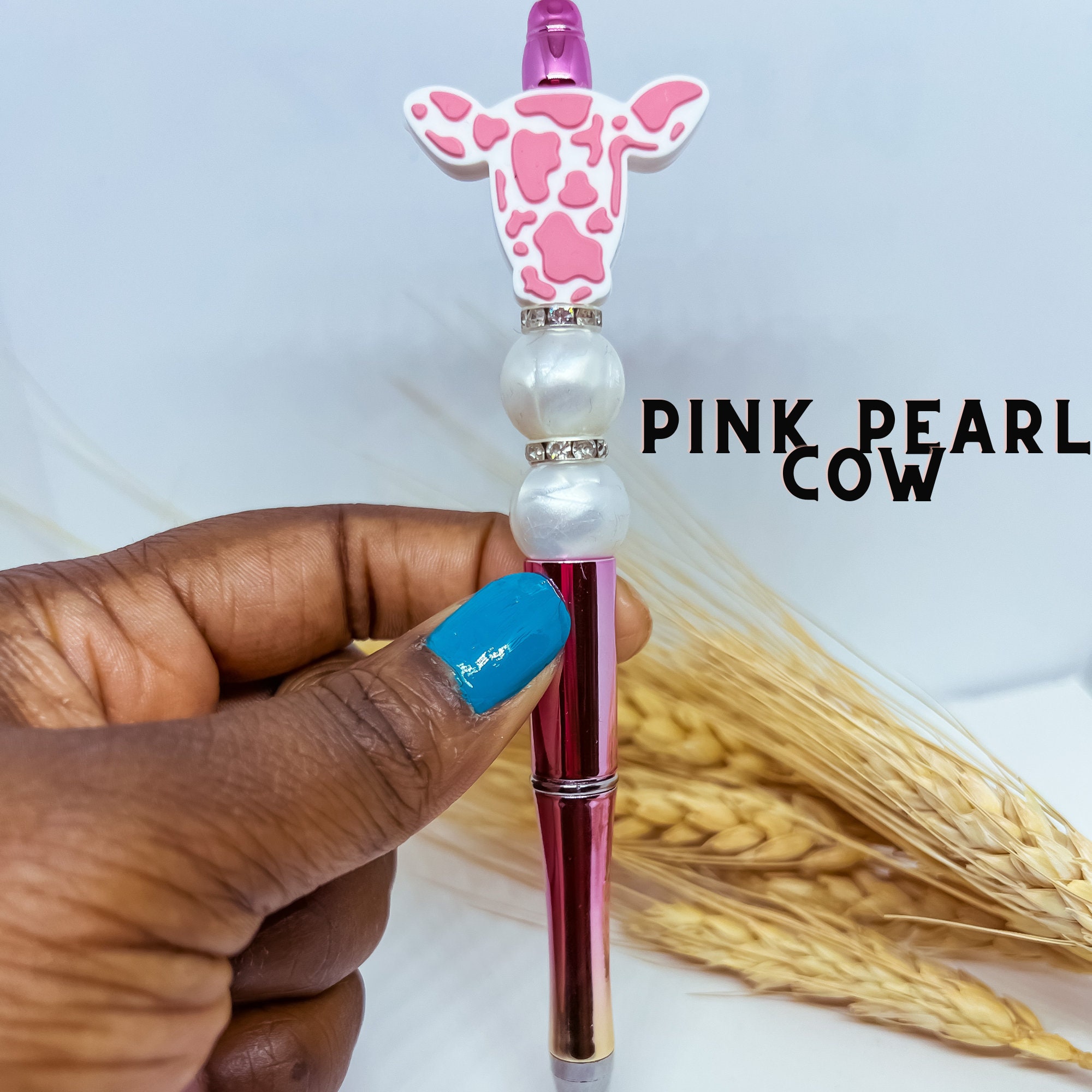 Pink Western Cow Print Pens Cow Pen Cowhide Design Cow - Etsy