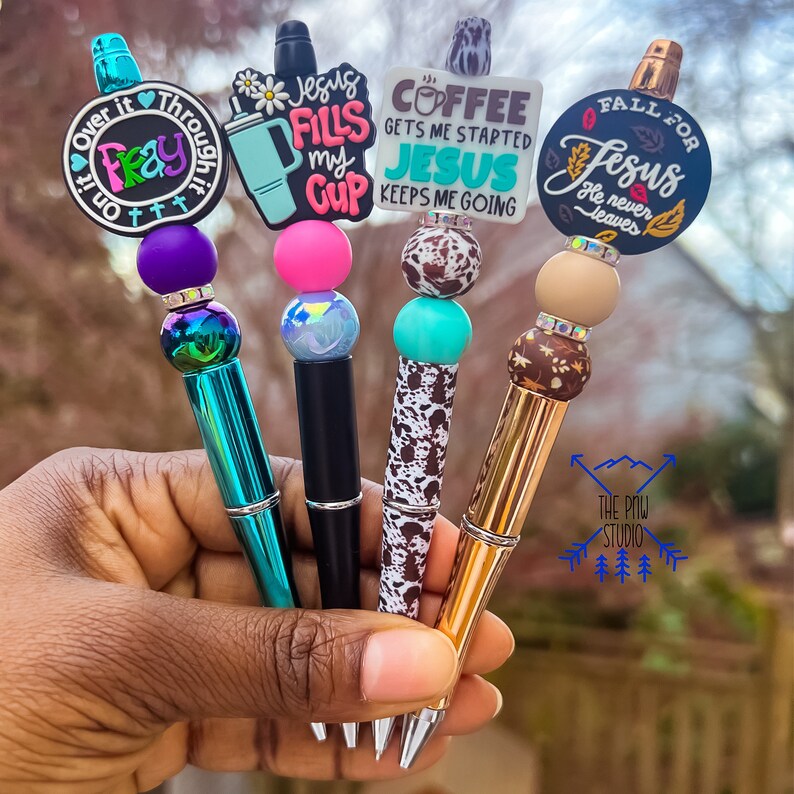Prayer Pens Bundle |jesus Pens|faith Pens|faith Based Gifts|refillable ...
