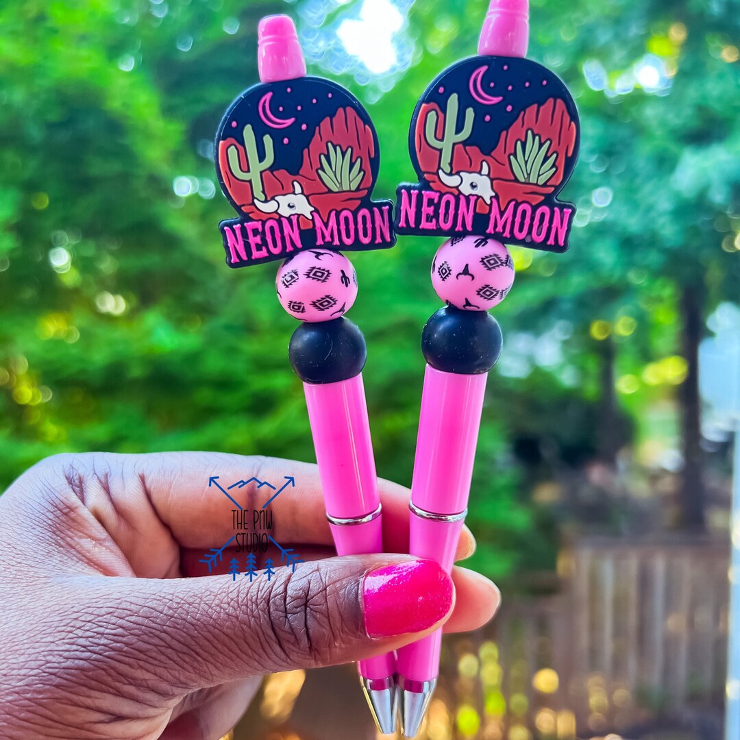 Neon Moon Western Pen|cactus Pen |aztec Print Design |pink Pen | Cute ...