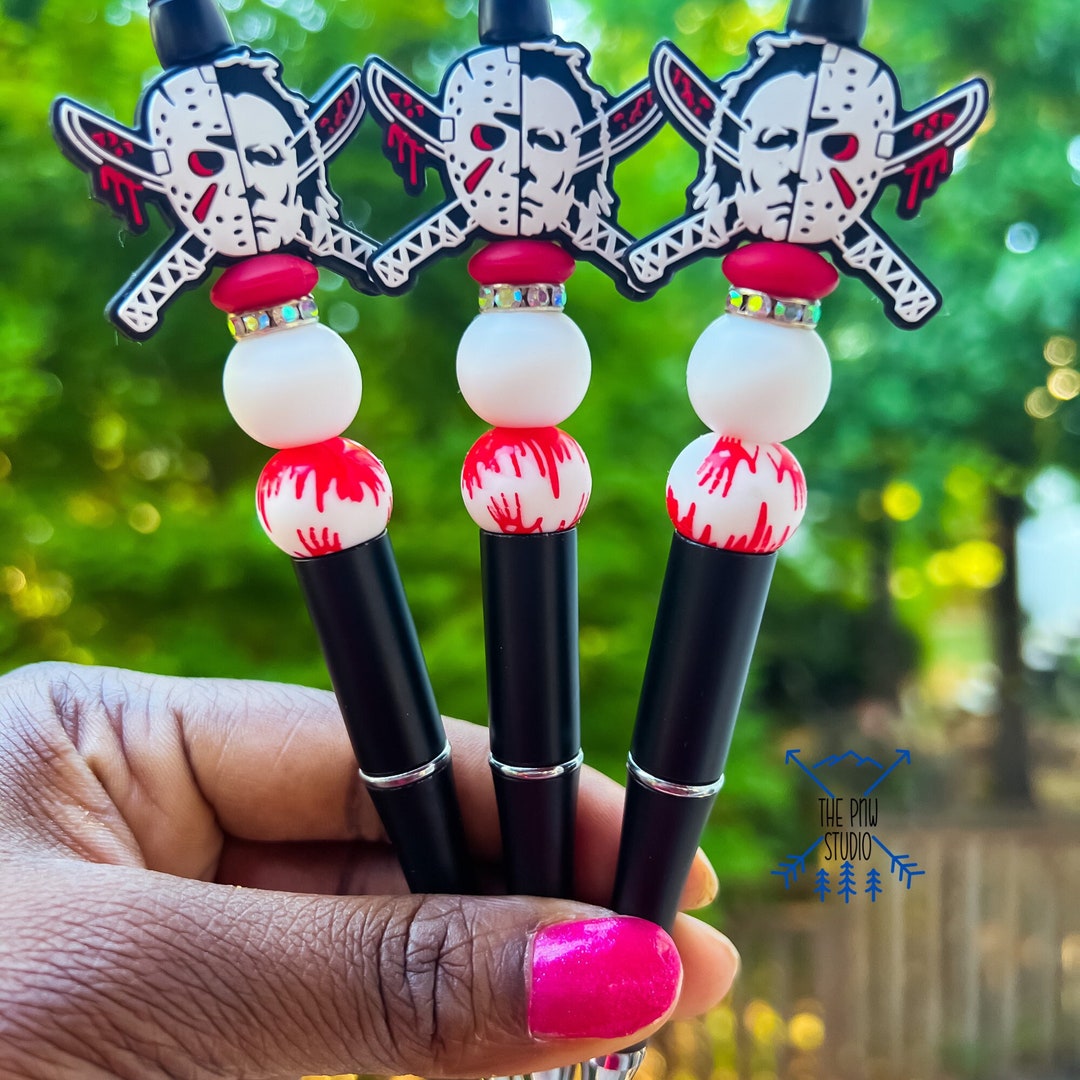 Horror Movie Character Pens, Scary Halloween Pens, Scary Villain Pen ...