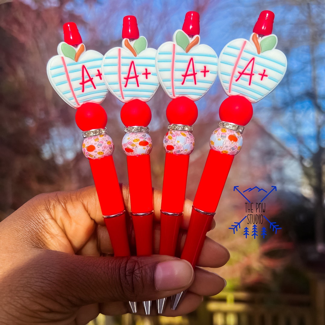 A Plus Apple Pen| Teacher Pens| Teacher Pens| Back to School Gifts ...