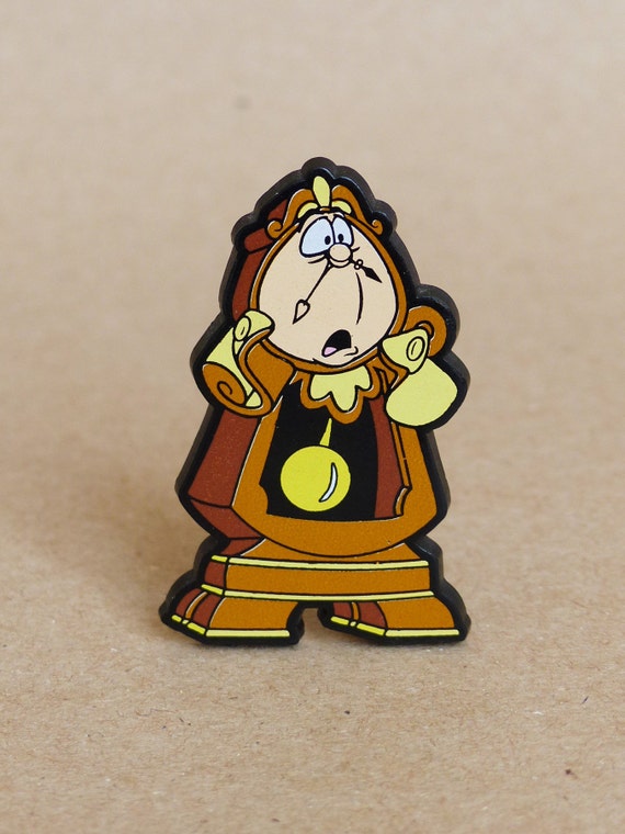 Beauty and The Beast Plastic Badges - Vintage 90's Di… - Gem