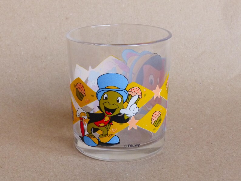 Vintage Disney Pinocchio Drinking Glass – 1990s Collectible Featuring ...